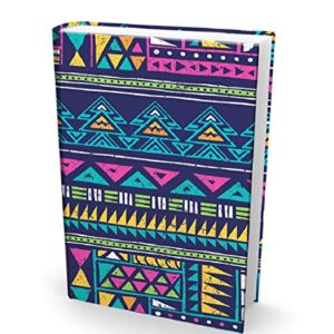 Book Sox - 6 Jumbo Prints Stretchable Book Covers with 2 Limited Editions: Unicorn and Retro and Bonus Package of Mechanical Color Pencils