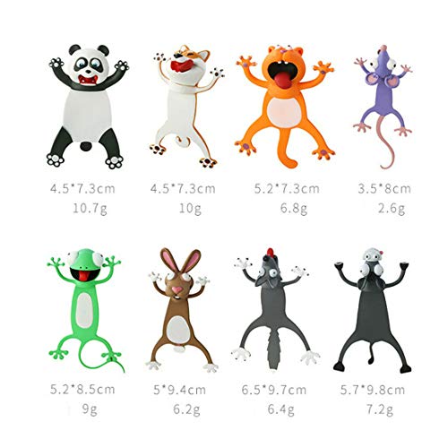 Dragon Honor 3D Wacky Bookmark Palz - More Fun Reading (8pcs)