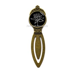 lotus bookmark – lotus flower bookmark lotus flower bookmark yoga bookmark flower bookmark flower bookmarker lotus bookmarker yoga charm.f218 (e2)