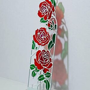 Stained-Glass Style Bookmark [SD] ( Rose )