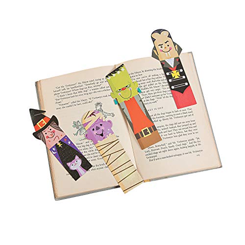 Laminated Halloween Bookmarks (48 Pieces)