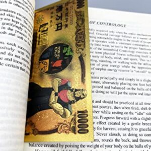 YJacuing Anime Cowboy Bebop Gold Coated Banknote, Limited Edition Collectible Bill Bookmark (6 PCS Collection)