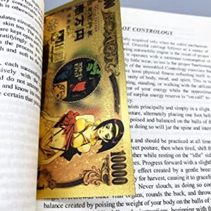 YJacuing Anime Cowboy Bebop Gold Coated Banknote, Limited Edition Collectible Bill Bookmark (6 PCS Collection)