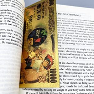 YJacuing Anime Cowboy Bebop Gold Coated Banknote, Limited Edition Collectible Bill Bookmark (6 PCS Collection)