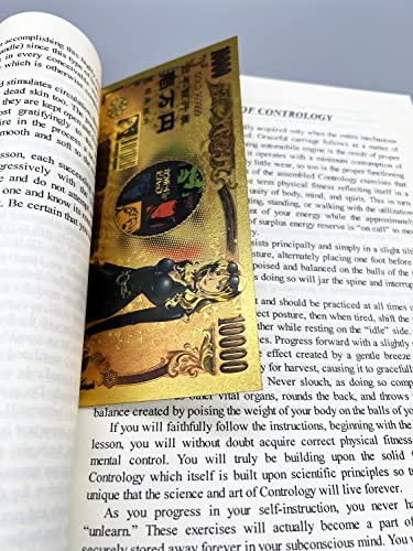 YJacuing Anime Cowboy Bebop Gold Coated Banknote, Limited Edition Collectible Bill Bookmark (6 PCS Collection)