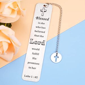 Inspirational Christian Bookmark Gifts for Women - Religious Catholic Bible Verses Gifts for Mother Girl Sister Daughter, Christmas Coworker Retirement Leaving Gifts