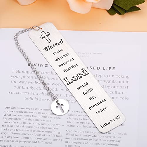 Inspirational Christian Bookmark Gifts for Women - Religious Catholic Bible Verses Gifts for Mother Girl Sister Daughter, Christmas Coworker Retirement Leaving Gifts