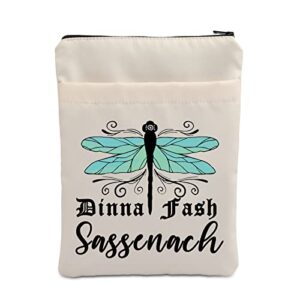 vamsii lowers fans book sleeve dinna fash sassenach lanyard flowers lover gifts book sleeve for book lovers(dinna fash)