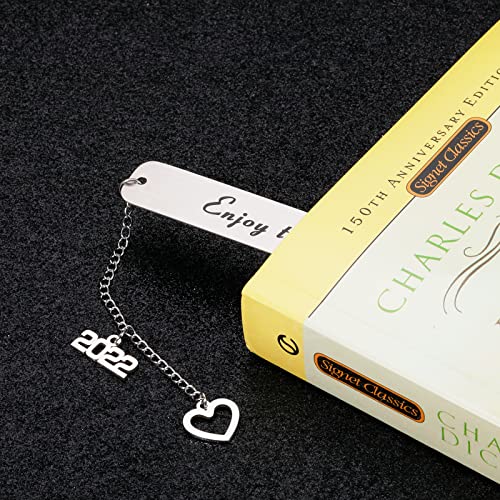 Bookmark Gift for Book Lover Inspirational Christmas 2022 Graduation Birthday Retirement Stocking Stuffers Gift for Women Men Boys Girls Senior Boss Coworker Leaving Promotion New Dad Mom Gift