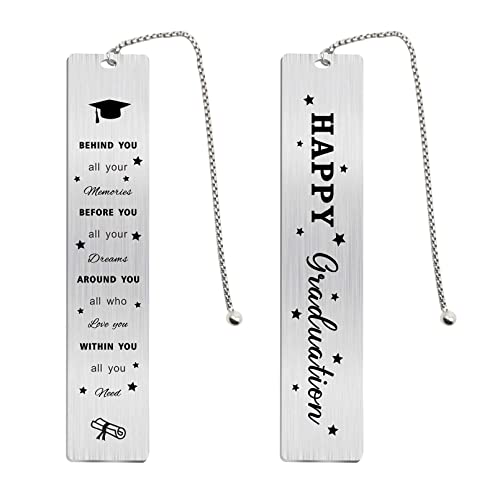 Jzxwan Graduation Gifts Bookmark for Her Him 2023, College High School Graduation Present for Girl Boy Graduate, Cute Nurse Student Graduation Gift from Teacher