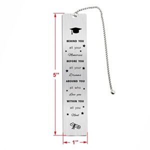 Jzxwan Graduation Gifts Bookmark for Her Him 2023, College High School Graduation Present for Girl Boy Graduate, Cute Nurse Student Graduation Gift from Teacher