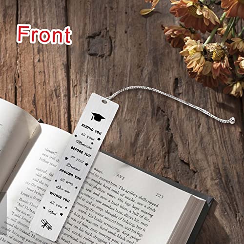 Jzxwan Graduation Gifts Bookmark for Her Him 2023, College High School Graduation Present for Girl Boy Graduate, Cute Nurse Student Graduation Gift from Teacher