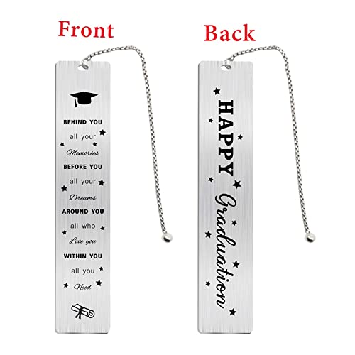 Jzxwan Graduation Gifts Bookmark for Her Him 2023, College High School Graduation Present for Girl Boy Graduate, Cute Nurse Student Graduation Gift from Teacher