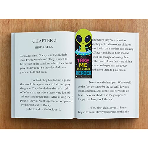 Eureka Take Me to Your Reader Green Apple Scented Bookmarks, Pack of 24