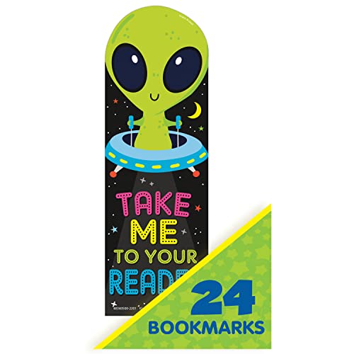 Eureka Take Me to Your Reader Green Apple Scented Bookmarks, Pack of 24