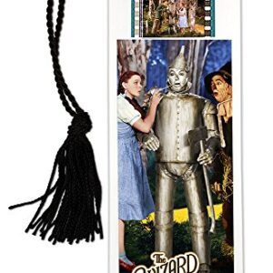 FilmCells Wizard of Oz (Dorothy Scarecrow Tinman) Bookmark with Tassel and Real 35mm Film Clip