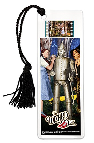 FilmCells Wizard of Oz (Dorothy Scarecrow Tinman) Bookmark with Tassel and Real 35mm Film Clip