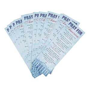 salt & light, pray for america bookmarks, 2 x 6 inches, 25 bookmarks