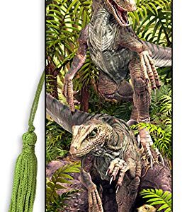 3D Lenticular Dinosaur Royce Bookmarks - by Artgame ("Bad Boys" Raptors (Velociraptor))