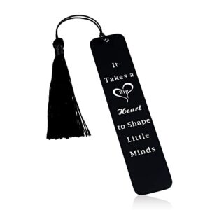 teacher valentine gift for women men teacher appreciation gifts in bulk it takes a big heart to help shape little minds bookmark graduation retirement teacher gifts from student thank you teacher gift