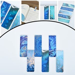 12 Pcs Bookmarks Magnetic Bookmarks Magnet Page Markers Magnetic Page Clips for Women Men Book Lovers Readers Students Teachers School Home Office Reading Supplies Assorted Ocean Bookmark Multi Ocean