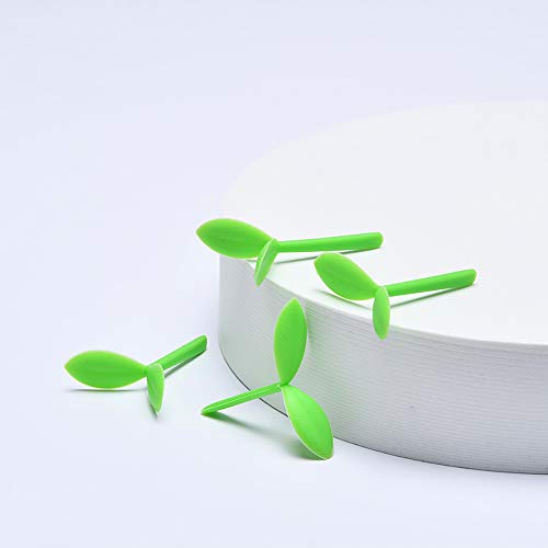 12PCS Sprout Little Green Bookmarks Mini Green Silicone Buds Bookmarks Small Grass Cute Book Mark Decoration Creative Gift for Bookworm Book Lovers Reading