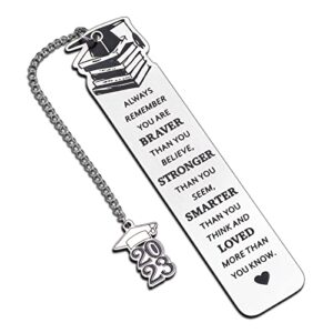 class of 2023 bookmark gifts for women men 2023 graduation senior high school college students phd master nurse medical grad graduate gift for daughter son teen boys girls inspirational present