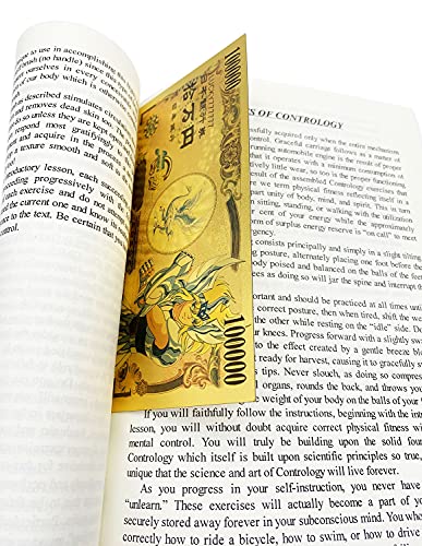 YJacuing Anime Saint Seiya Gold Coated Banknote, Limited Edition Collectible Bill Bookmark (5 PCS Collection)