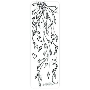 wellspring leaves coloring bookmark