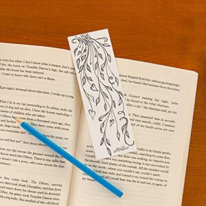 Wellspring Leaves Coloring Bookmark