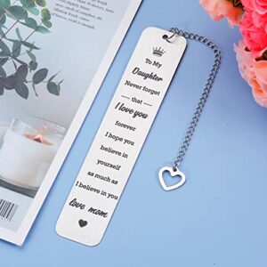 GGOJAGST Inspirational Gifts for Women Daughter Gift from Mom Bookmark