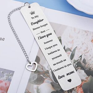 GGOJAGST Inspirational Gifts for Women Daughter Gift from Mom Bookmark