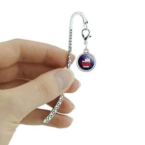 The Big Bang Theory Logo Metal Bookmark Page Marker with Charm