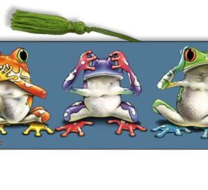 3D Royce Bookmark - No Evil Frogs - by Artgame