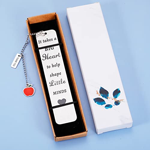 Christmas Gifts for Women Stocking Stuffers Men Bookmark with Chain 2022 Graduation Gifts for Teacher Birthday Valentine Day Present Back to School End of Year from Student Teacher Appreciation