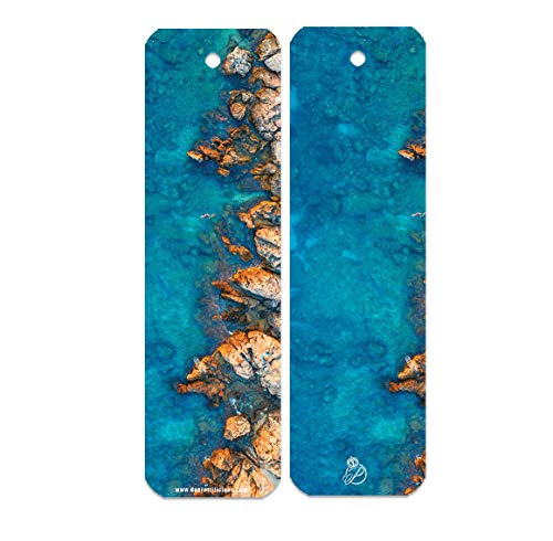 60 pcs Ocean Design Bookmark- Inspiration, Encouraging, Positive, Teaching Bookmarks Bulk.Unique Gift- (Ocean)