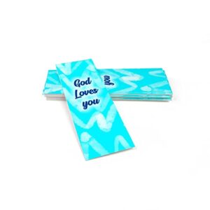 God Loves You, Psalm 86:5, Bulk Pack of 25 Christian Bookmarks for Kids, Childrens Bible Verse Book Markers, Sunday School Prizes with Memory Verses, Scripture Gifts for Kids & Youth