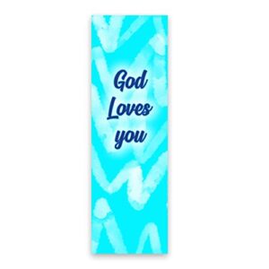 God Loves You, Psalm 86:5, Bulk Pack of 25 Christian Bookmarks for Kids, Childrens Bible Verse Book Markers, Sunday School Prizes with Memory Verses, Scripture Gifts for Kids & Youth