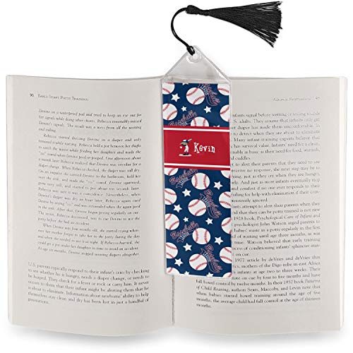 Baseball Book Mark w/Tassel (Personalized)