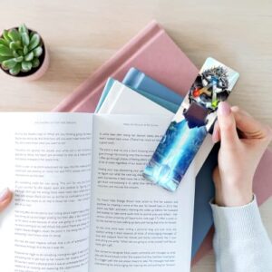 Bookmarks Ruler Metal Ark Tassels Survival Reading Evolved Bookworm Game Bookography Measure for Book Bibliophile Gift Reading Christmas Ornament Markers Bookmark