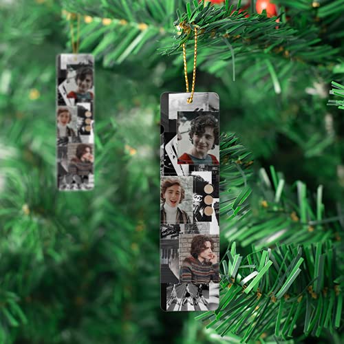 Bookmarks Ruler Metal Timothee Bookography Chalamet Measure Collage Tassels Bookworm for Markers Bookmark Gift Reading Christmas Ornament Bibliophile Book