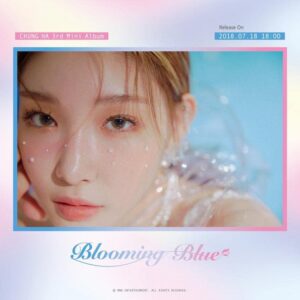 Chungha - [Blooming Blue]3rd Mini Album CD+82p Booklet+1p Post+Card+Bookmark K-POP Sealed