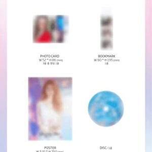 Chungha - [Blooming Blue]3rd Mini Album CD+82p Booklet+1p Post+Card+Bookmark K-POP Sealed