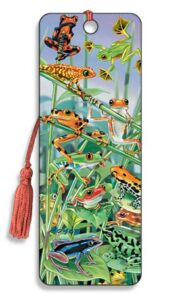 3d frog “hanging around” bookmark – by artgame