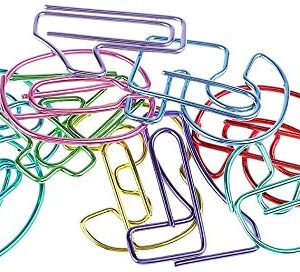 10 Pieces Paper Clips 0-9 Numbers Paperclips Paper Clamps for Office Supplies School Student Art Supply