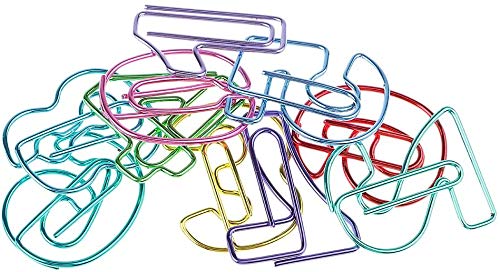 10 Pieces Paper Clips 0-9 Numbers Paperclips Paper Clamps for Office Supplies School Student Art Supply