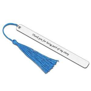 thank you gift for women men bookmark with tassel for book lover teacher coworker coach mentor leader boss appreciation christmas day gift for male female friends kids teen girls wedding return favors