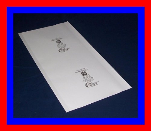 25 - 10" x 21" Brodart Book Jacket Covers - Clear Mylar, Adjustable, Center-Loading