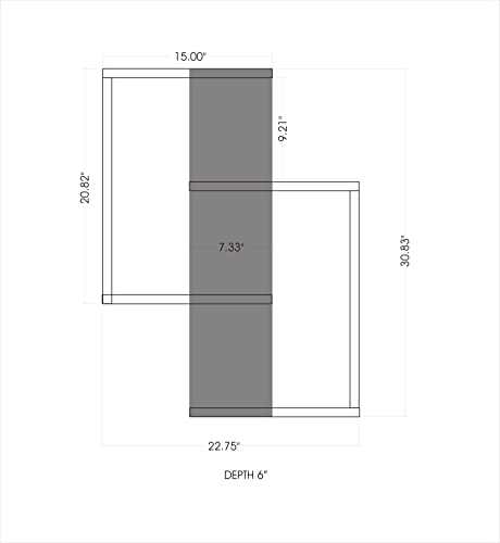 Wall Shelf - 'S' Shaped