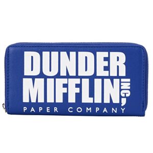 loungefly the office dunder mifflin paper company inc faux leather wallet